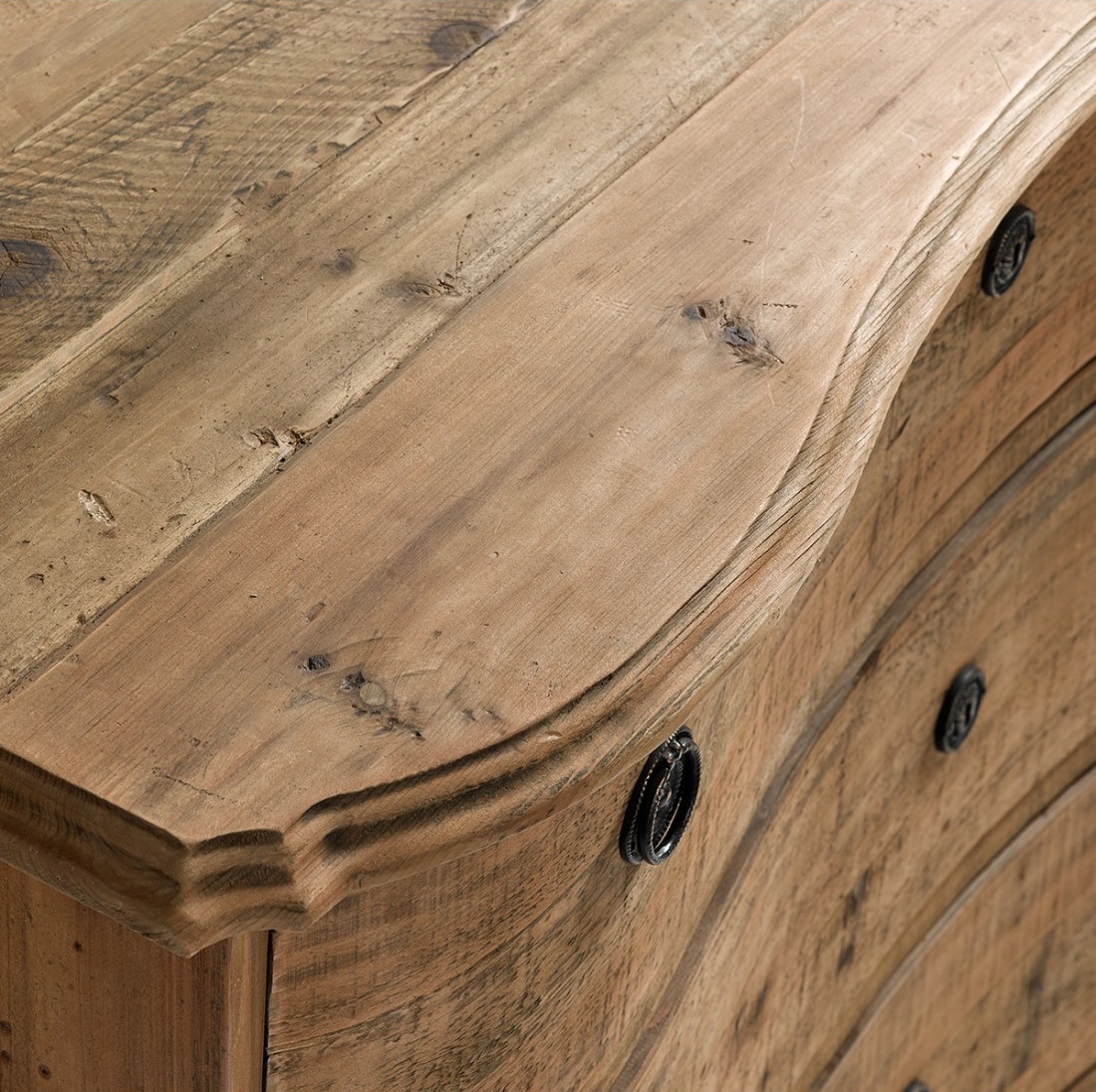 SE-0506-OP Cómoda rústica en madera envejecida con 3 cajones – PRIMERA ...